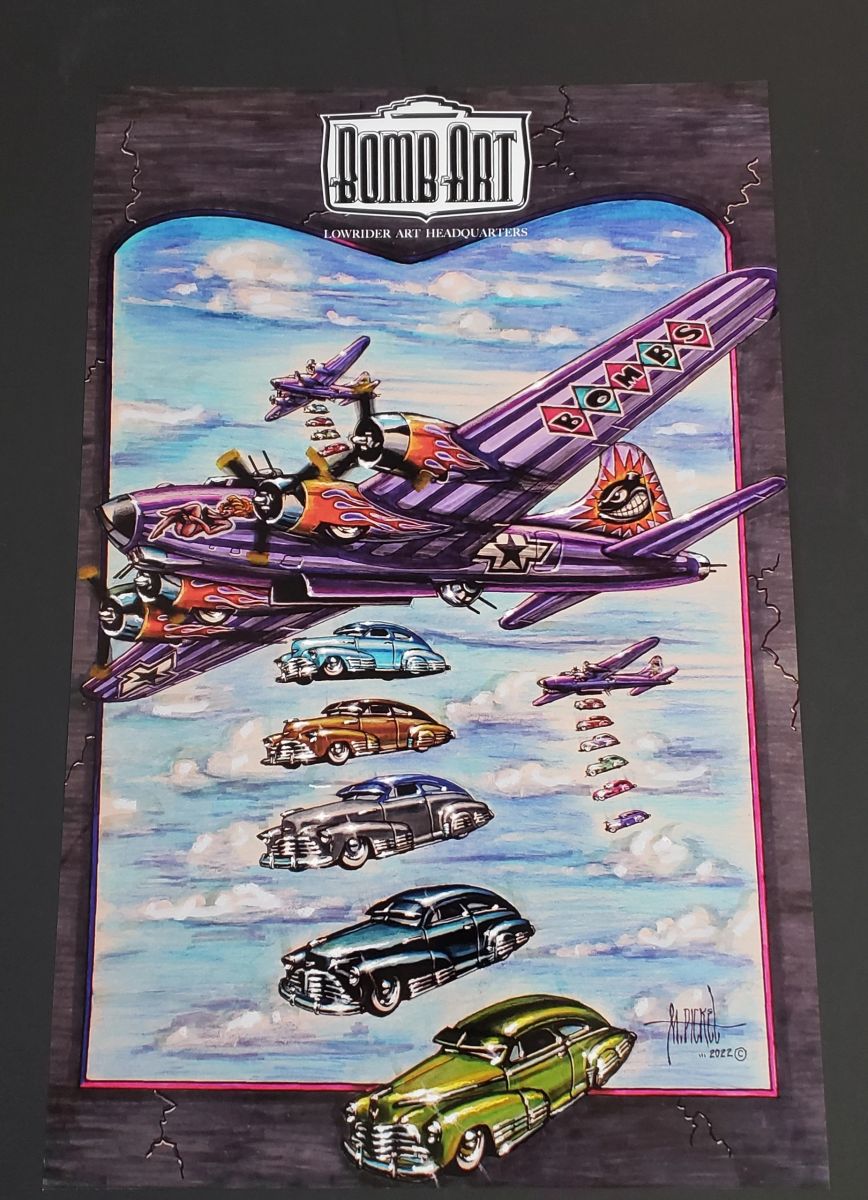 Mike Pickel BOMB DROP Poster
