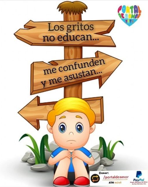 No le grites a los niños, solo hablale con amor!