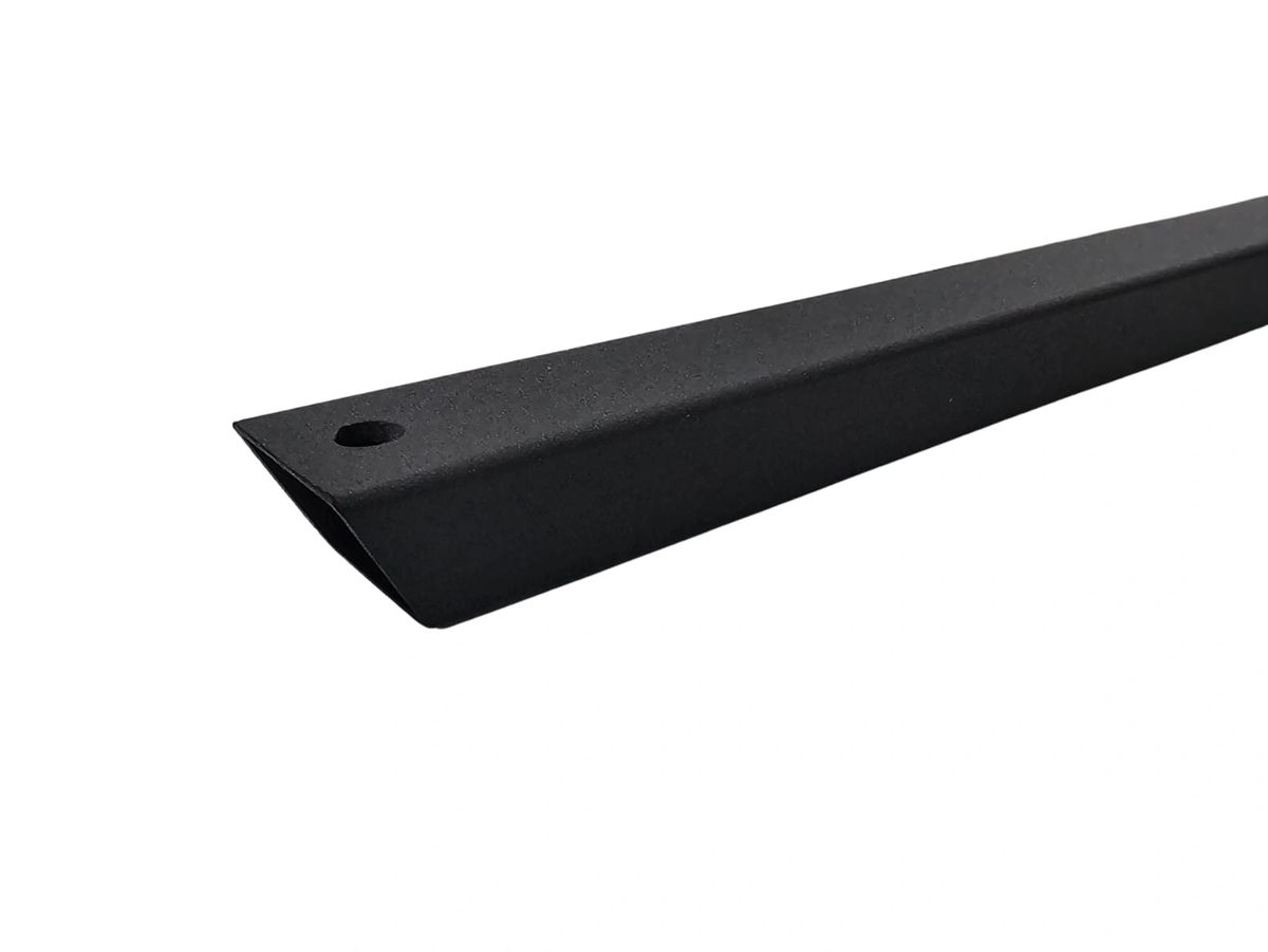 Square Plain 12.75mm Staircase Baluster - Rake - 860 mm, Texture Black