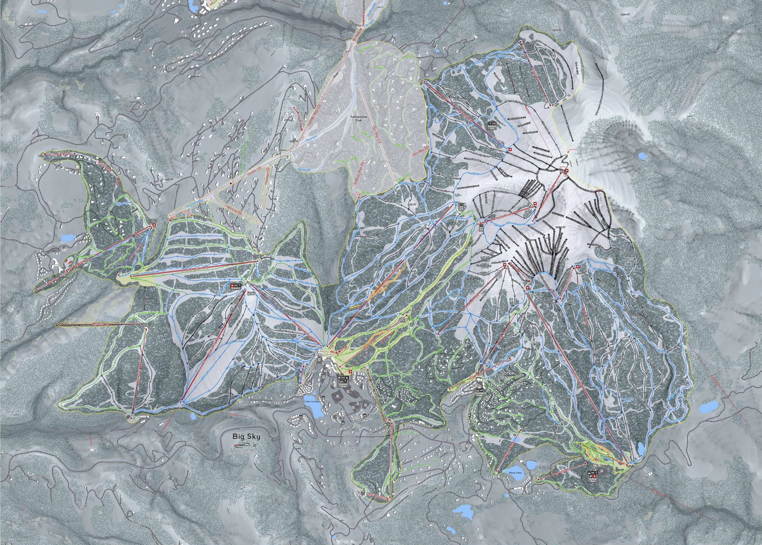 Mapsynergy - Ski Maps, Trail Map