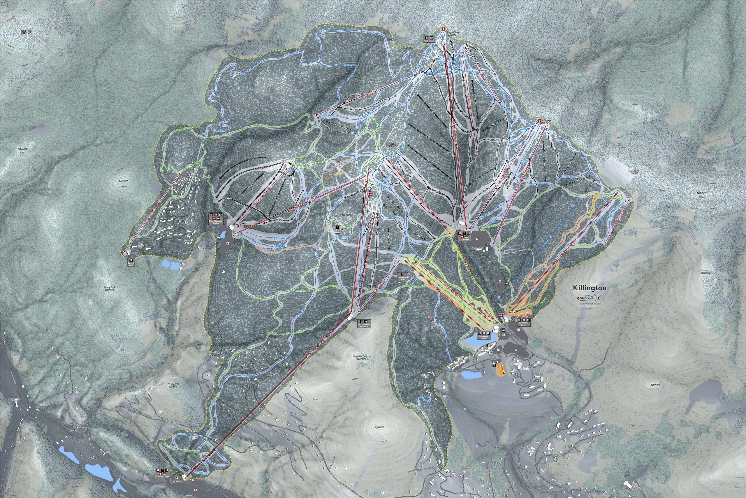 Mapsynergy - Skimaps, Trail Map