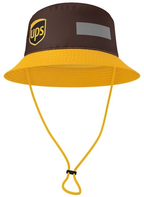 UPS Waterproof Bucket Hat w/Reflectors
