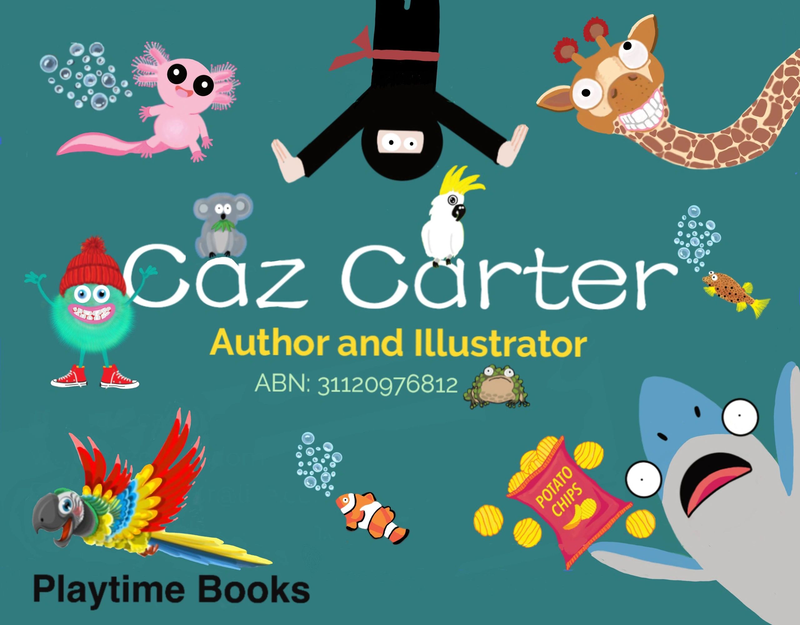 Caz Carter - Author and Illustrator of Kids and Children's Books