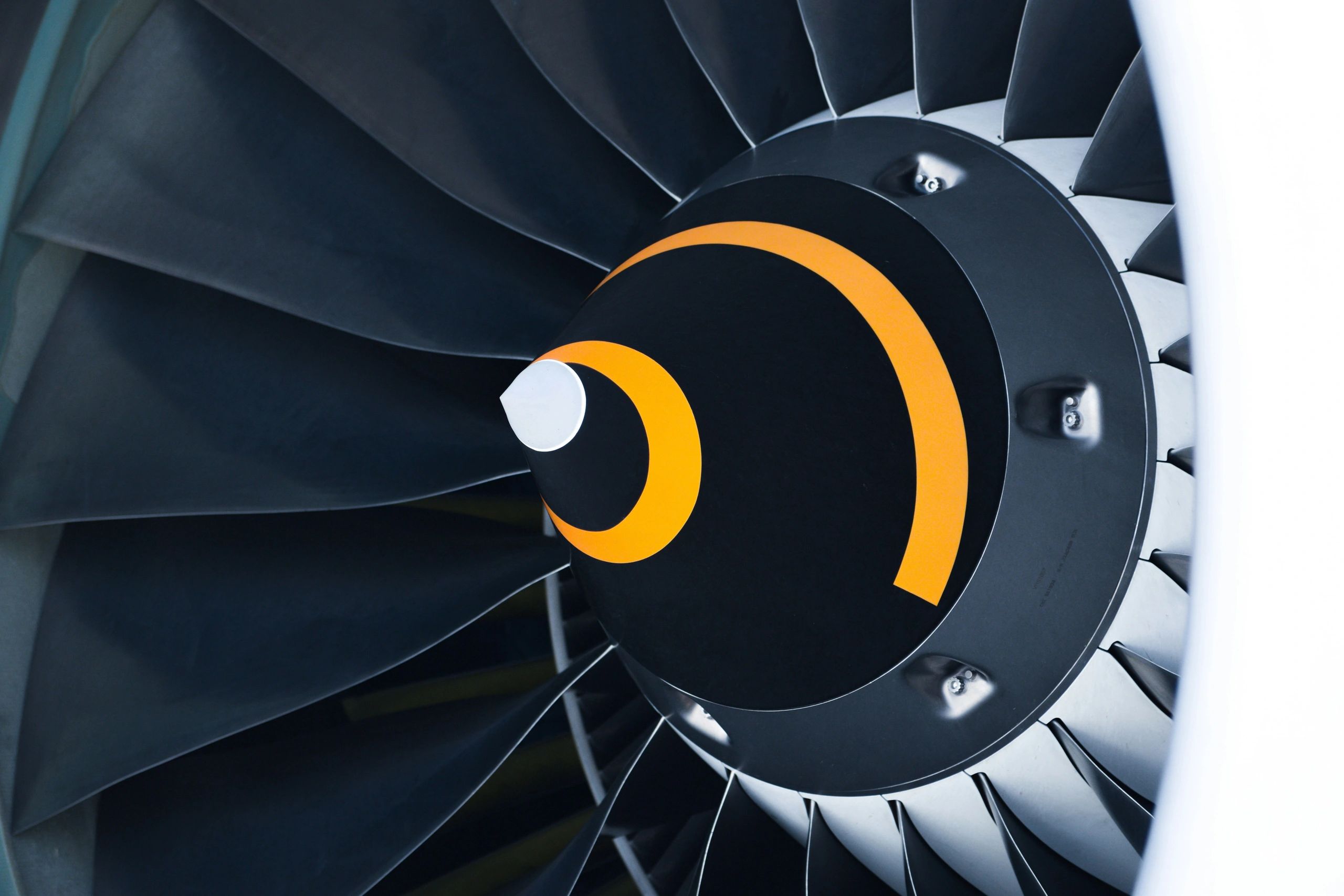 What are the spirals in aircraft engines?