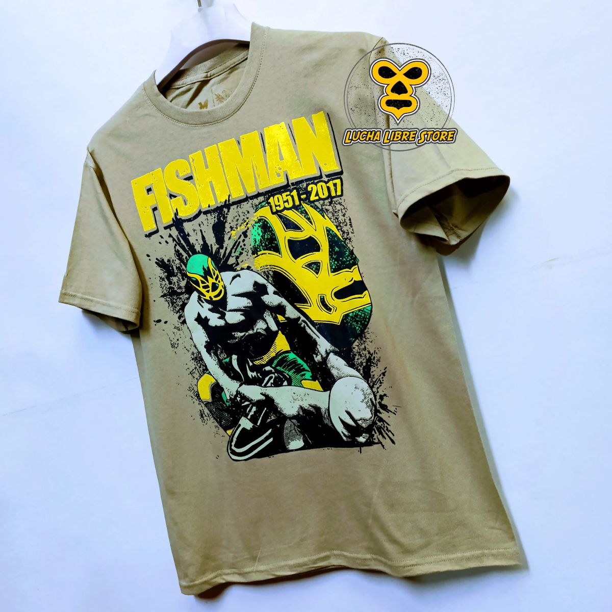 Playera Fishman Color Crema