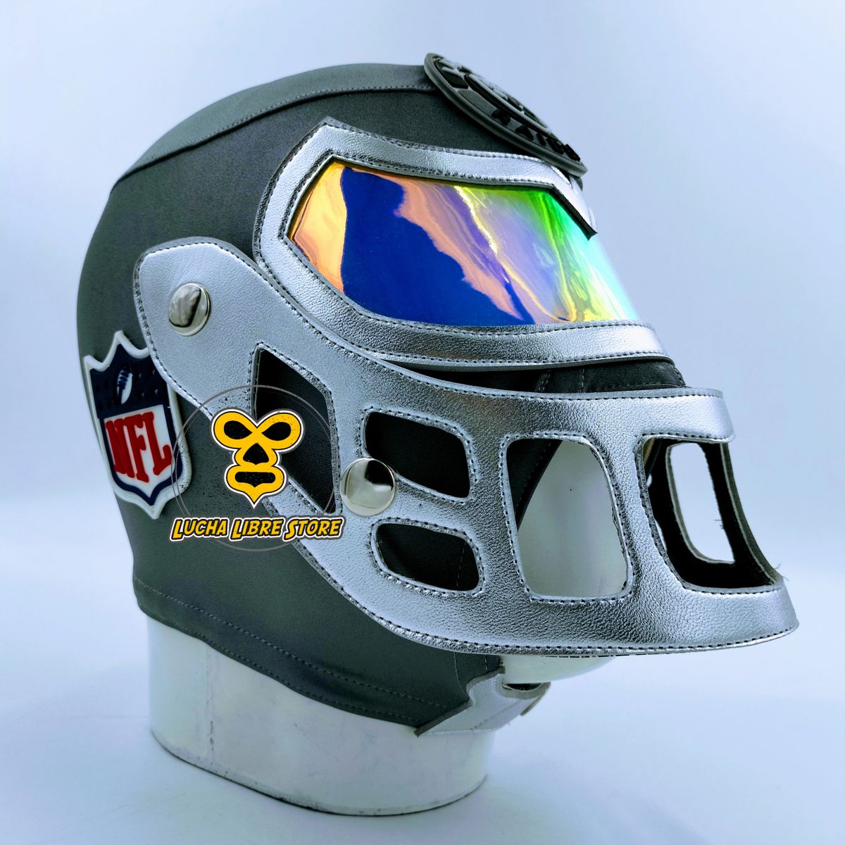 Raiders Máscara Custom Con Careta Desmontable