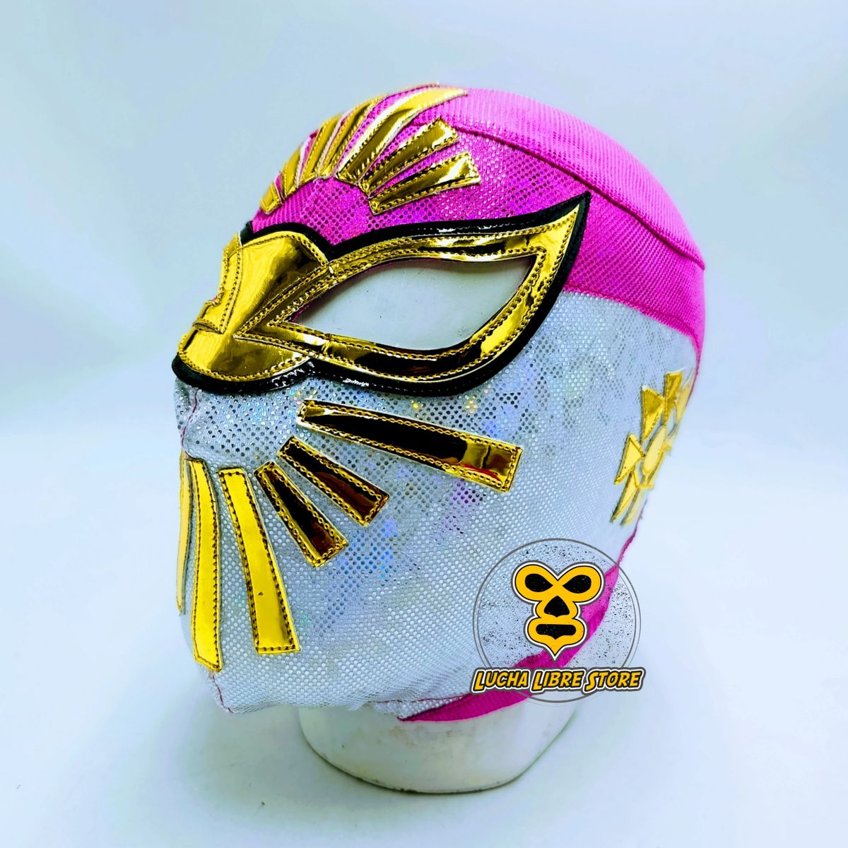 Místico Rosa Con Plata En Holograma Ajustable