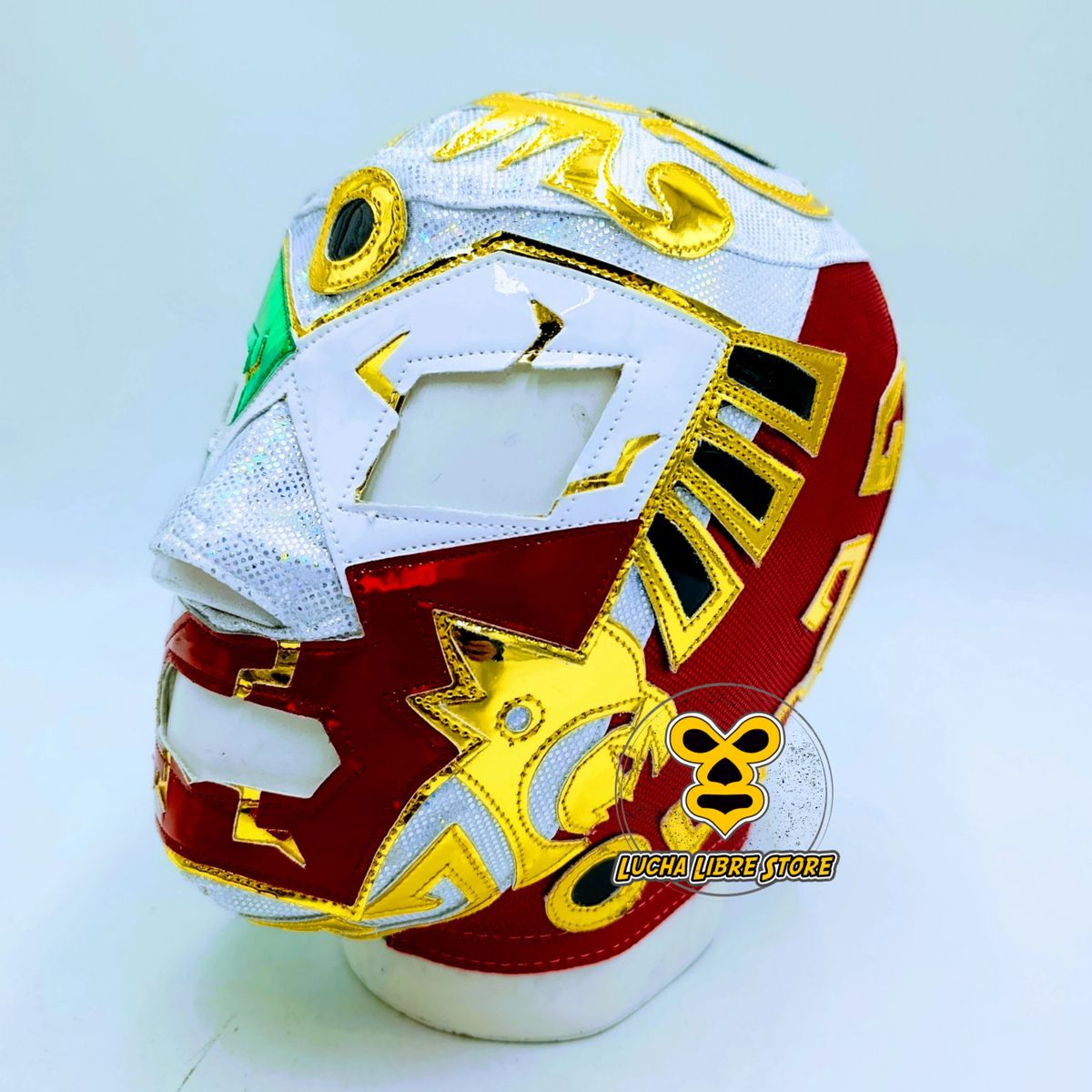 Hijo De Dr. Wagner Máscara Oficial Con Autógrafo Diseño Tláloc Tricolor