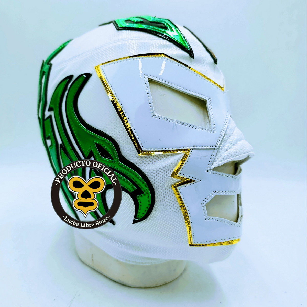 Dr. Wagner Máscara Oficial Tricolor Con Filo Negro Y Base Blanca