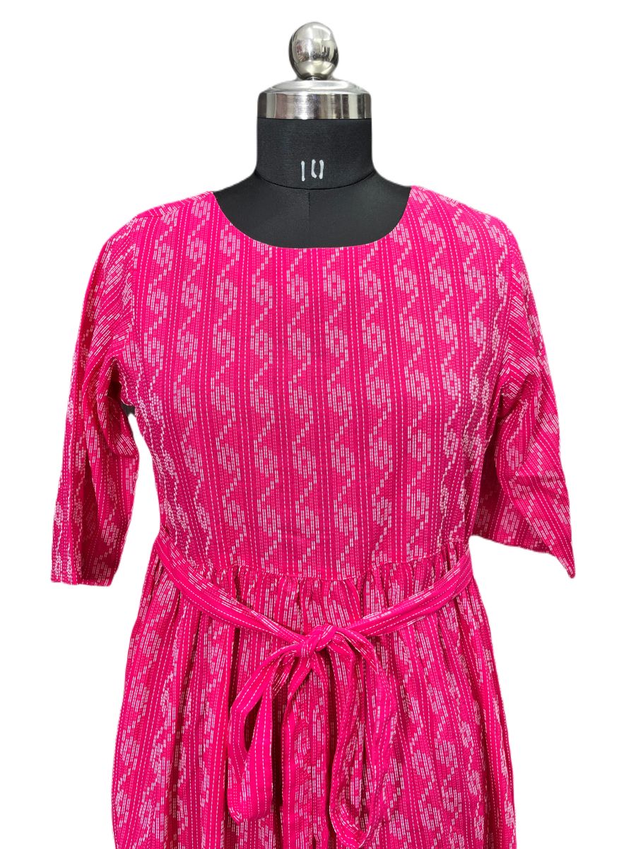 Midi-length frock
