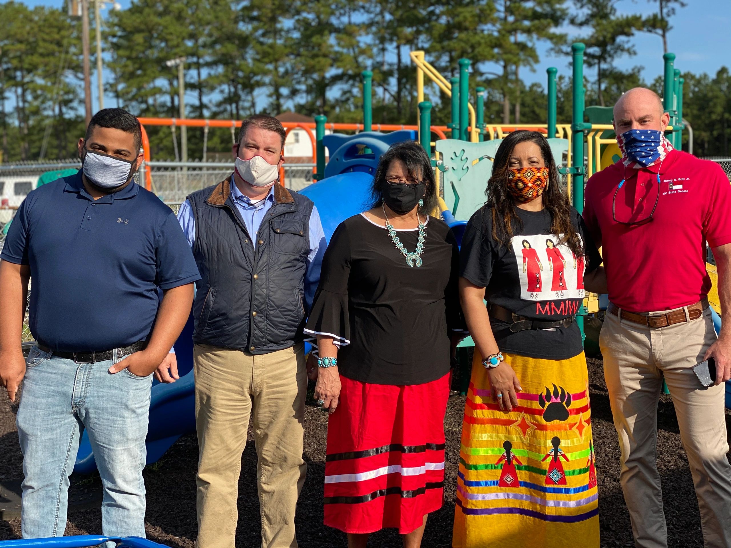 Ribbon Cutting Ceremony for Daycare Equipment