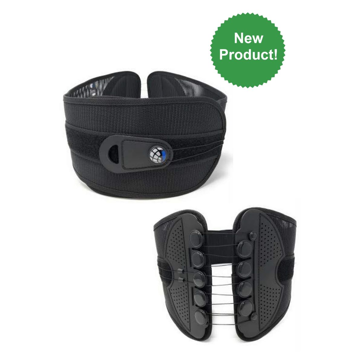 EZ Pull Adjustable Back & Abdominal Support