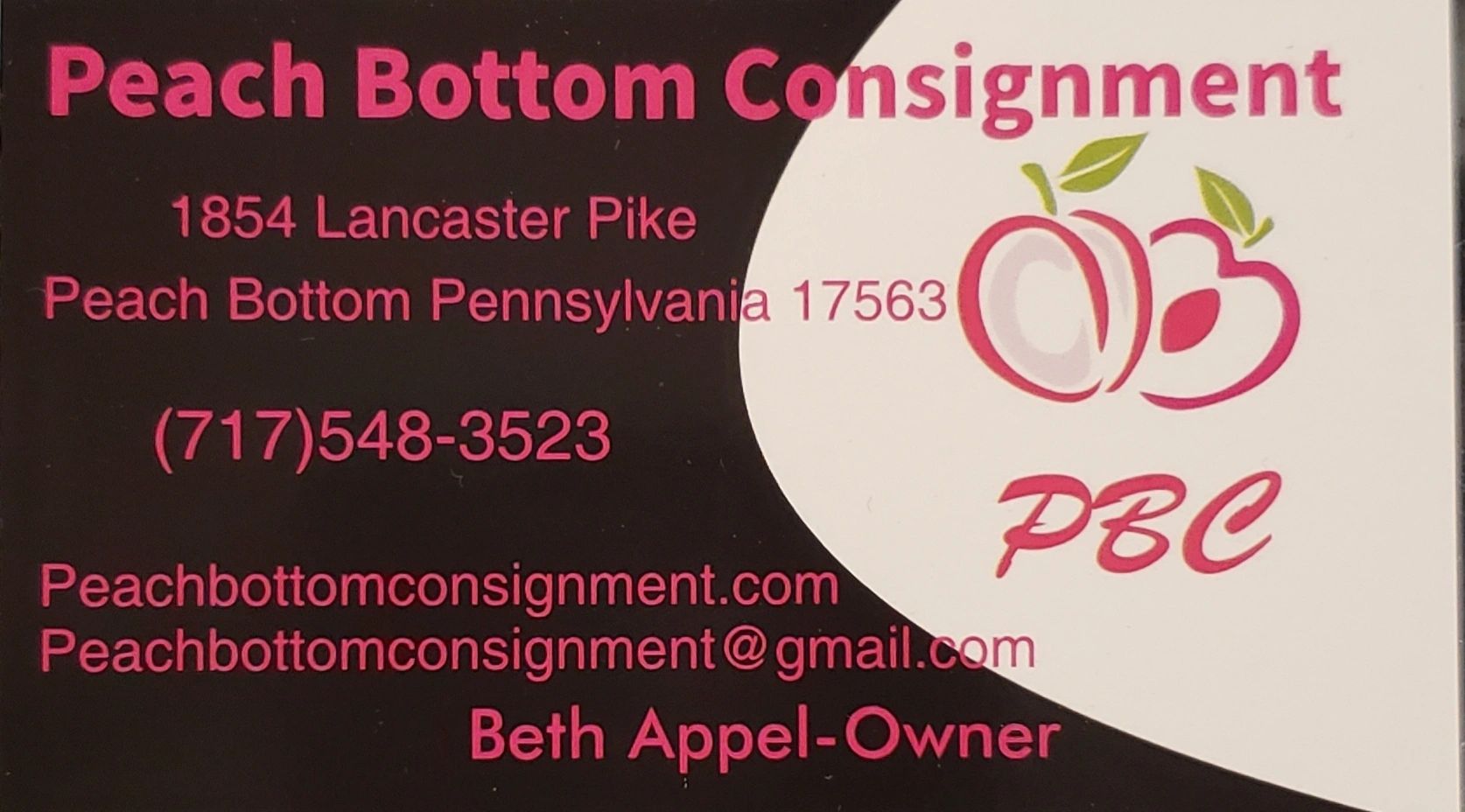 Clothing Store - Peach Bottom Consignment