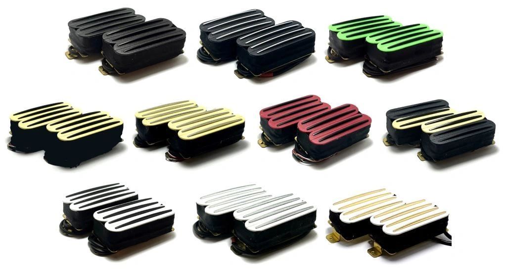 Dragonfire Quad Rail Humbuckers, Hot Overwound Rails ~ Bridge, Neck or ...