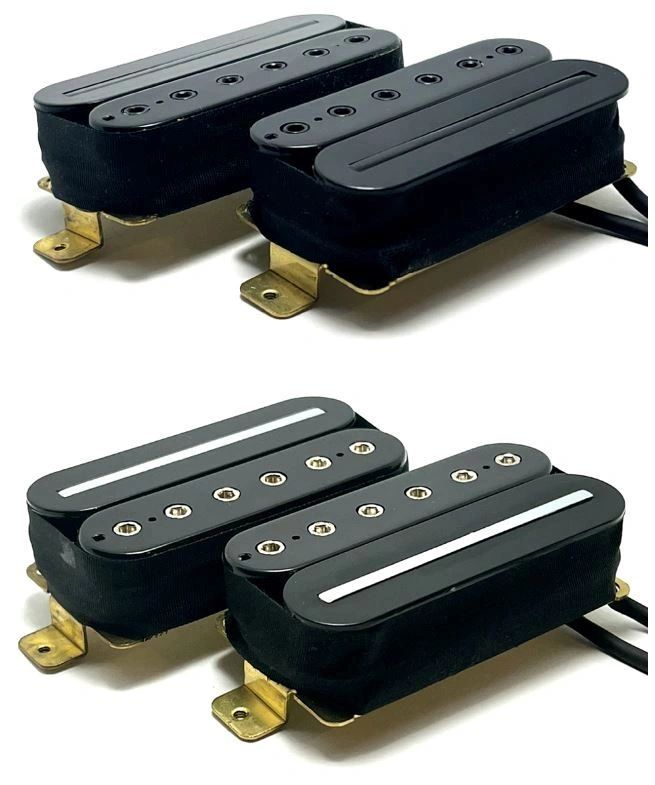 Hex Rail Humbuckers, Rail + Hex Screw Combo ~ Bridge, Neck or Set ...