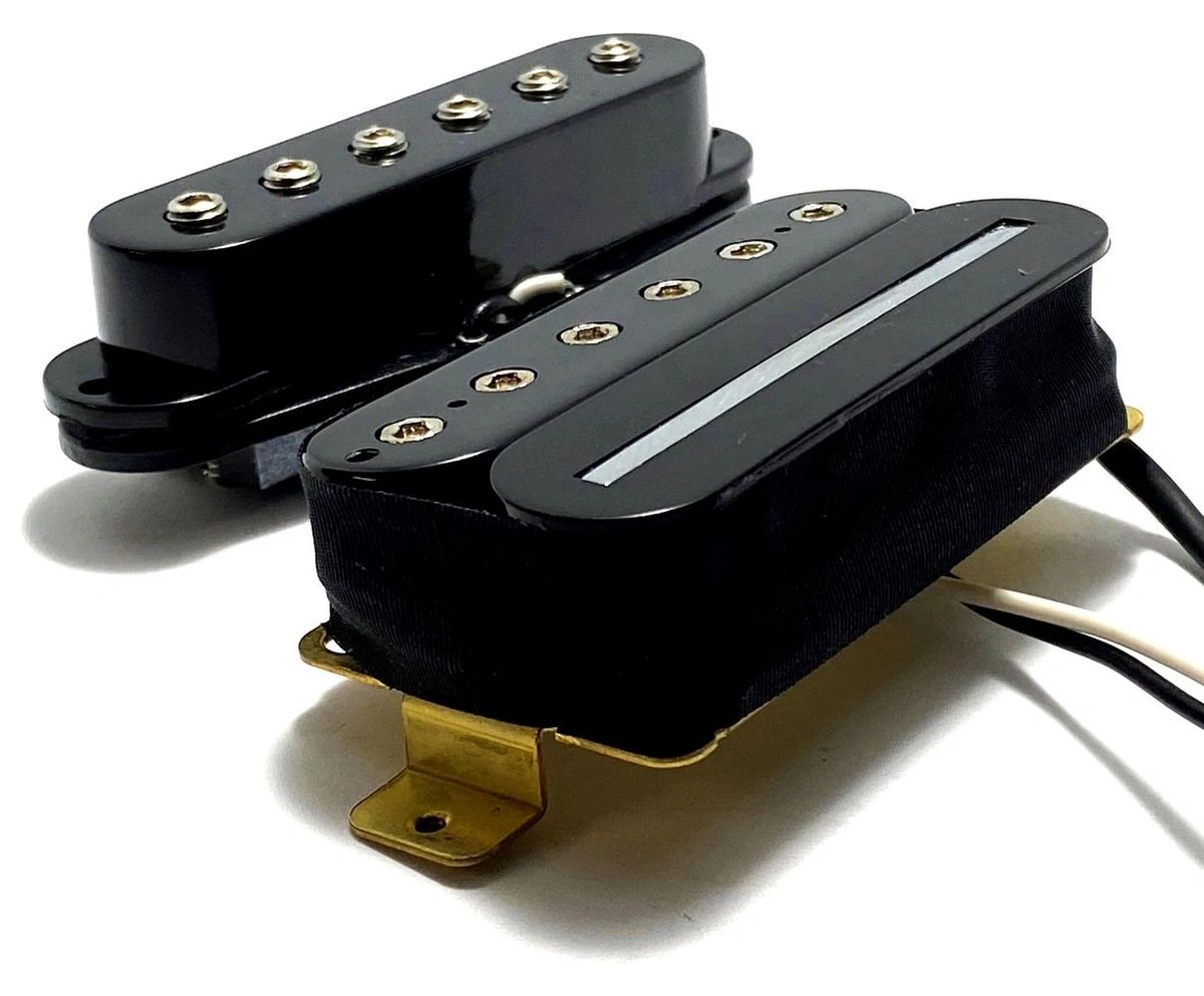 Hex Rail HS Pickup Set, Hex Rail Humbucker Bridge + Hex Single Neck ...