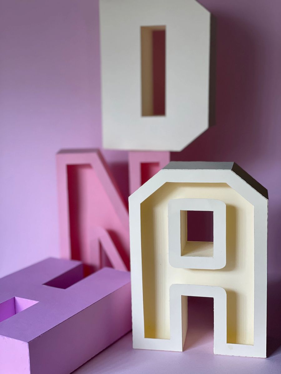 3-D Letter Alphabet