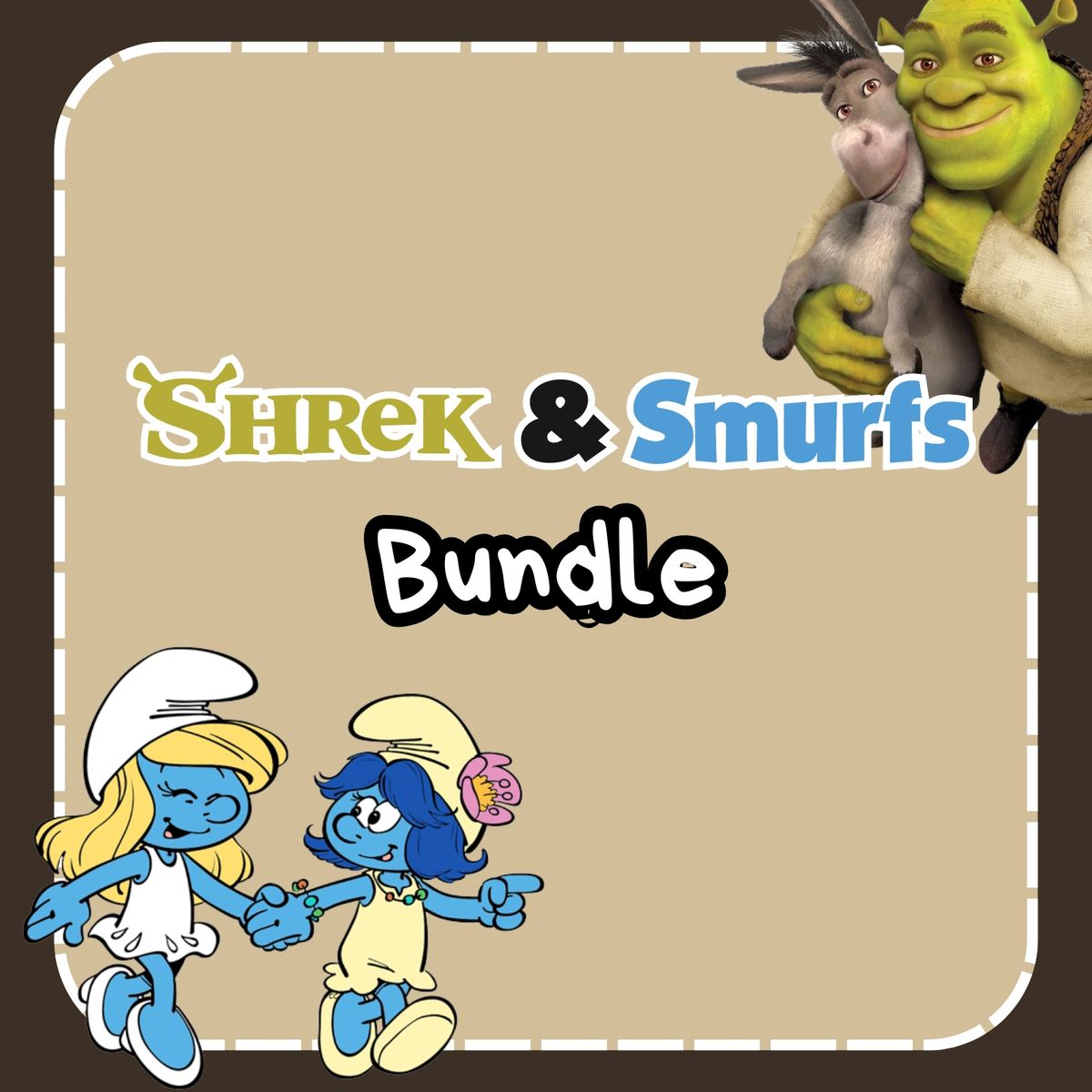 Shrek & Smurfs Bundle