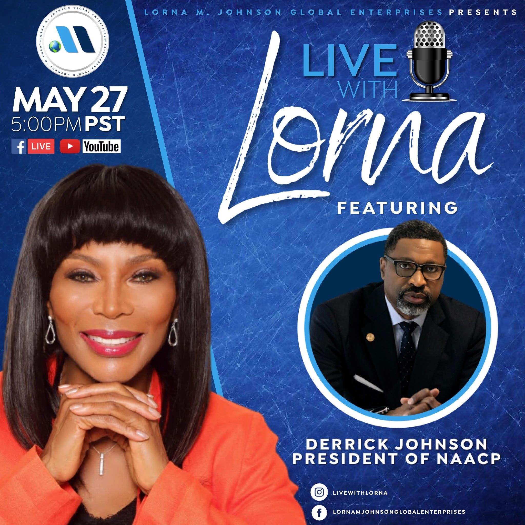 Join NAACP President Derrick Johnson tonight at 5:00 PM - LIVE