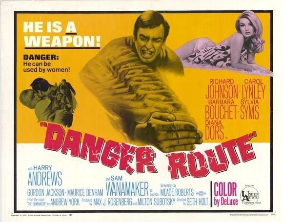 Danger Route (1967) - Diana Dors - Rare British B-Movie