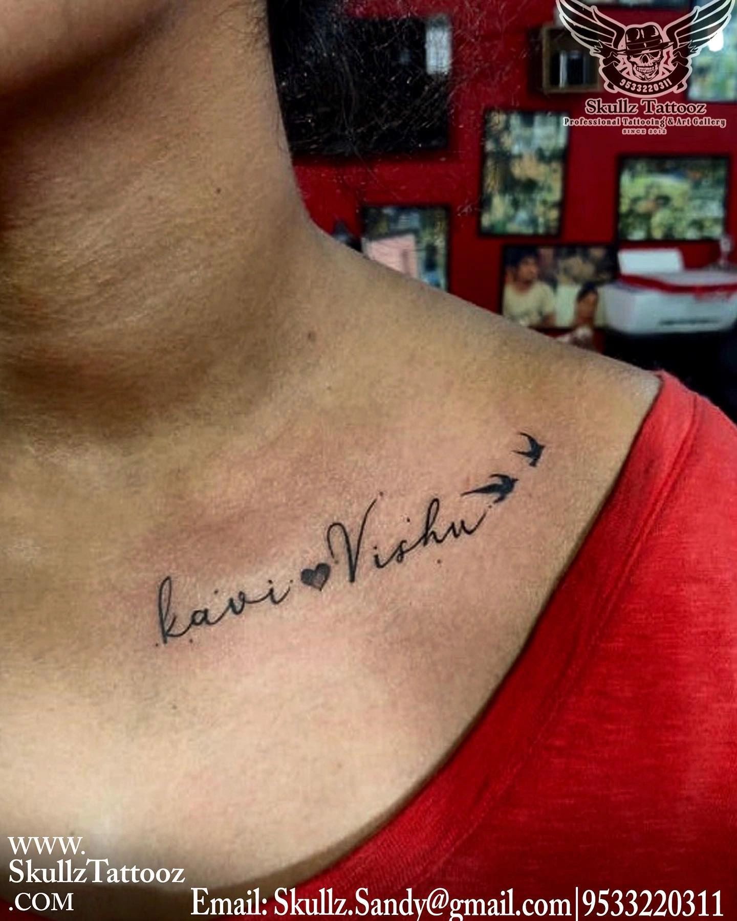 Vishal Name Tattoo