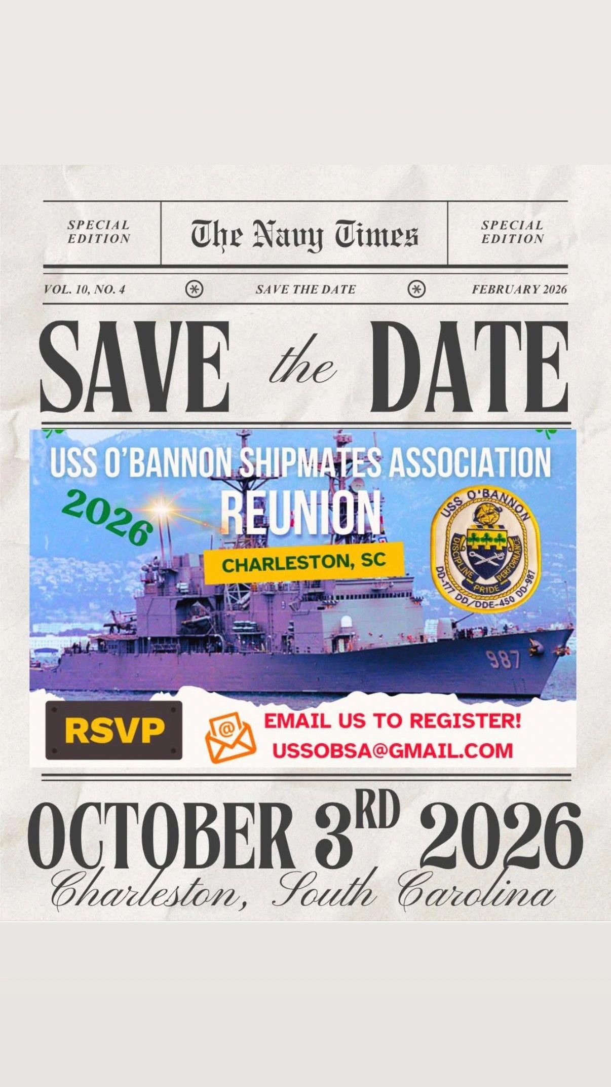 USS O’Bannon Veteran’s Association - Home