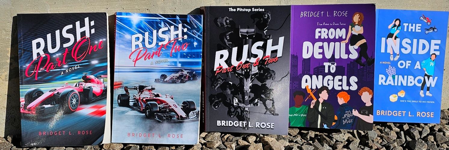 Bridget L. Rose - Romance Novel, Formula One, Band Romance Novel