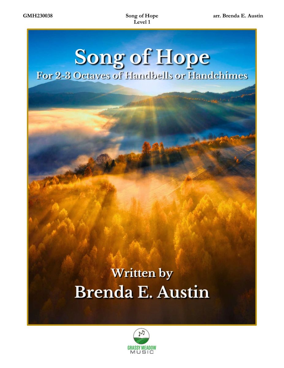 Song of Hope for 2-3 octaves of handbells (Digital Site License)