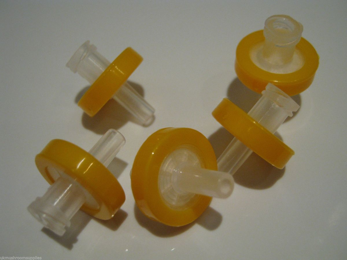 5 x 13mm syringe filters luer-lock (twist-lock) (0.22μm nylon filter ...