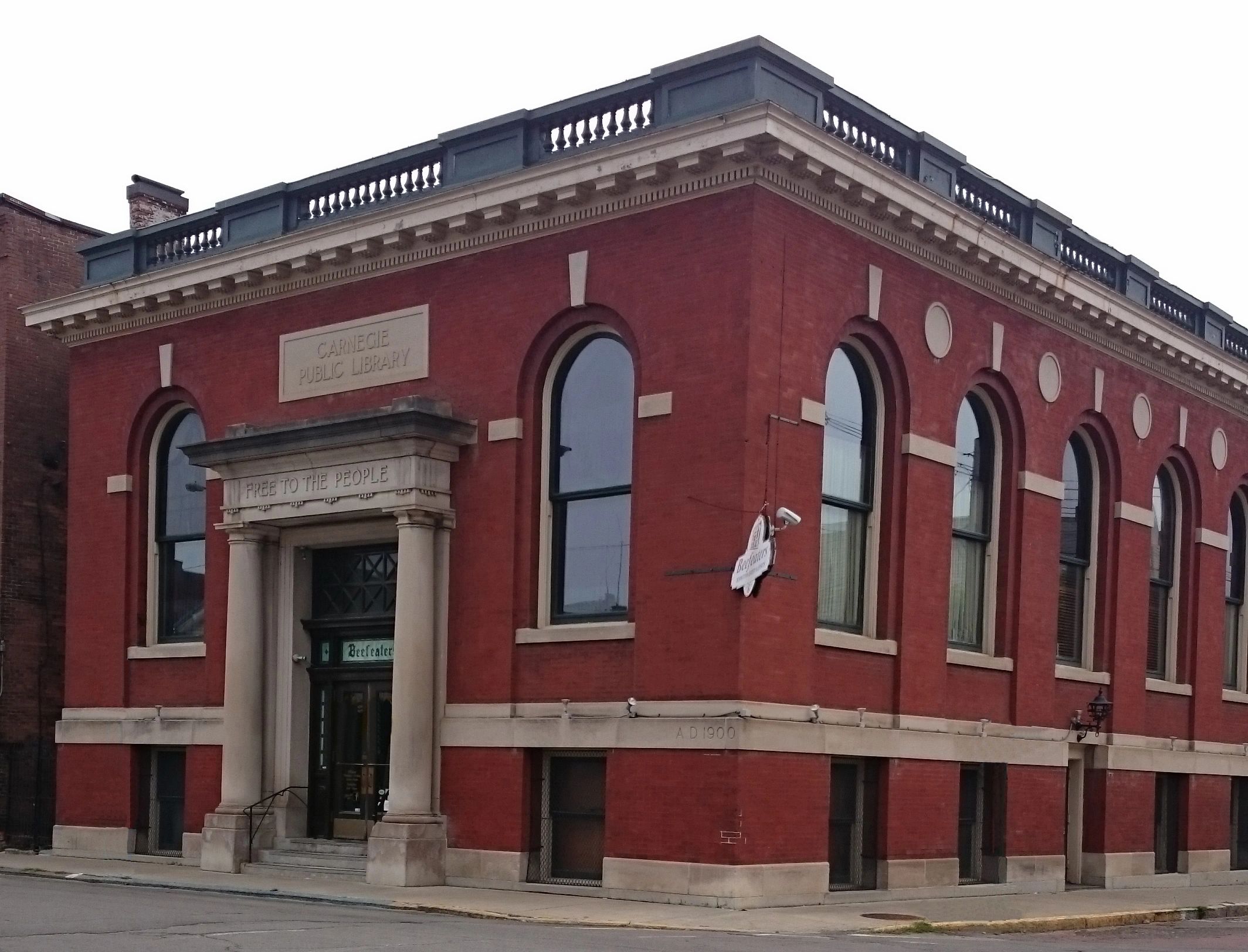 Beefeaters at the Historic Carnegie Library