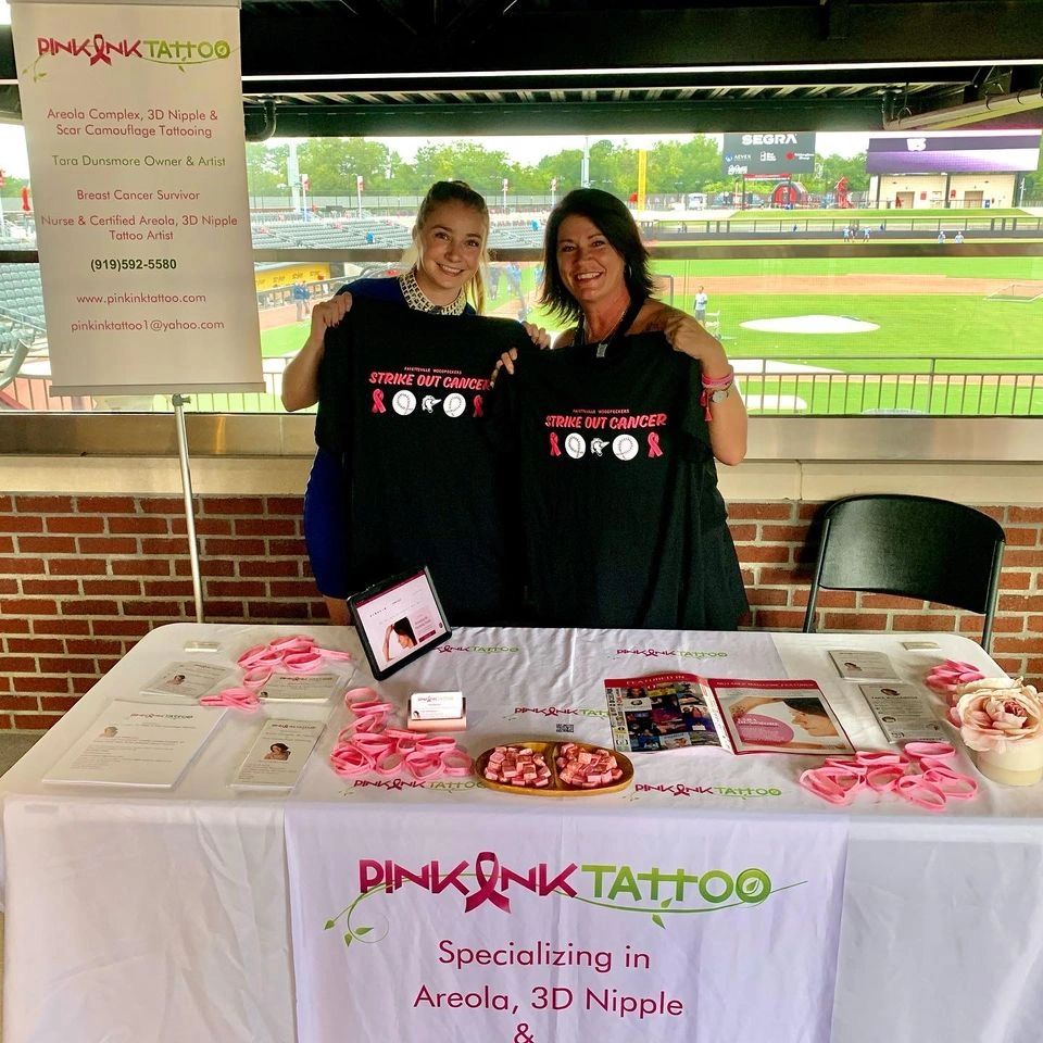 Fayetteville Woodpeckers Hosts Pink Ink Tattoo