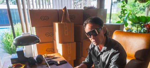 Shop Goggle Glasses - Walton Goggins Goggle Glasses