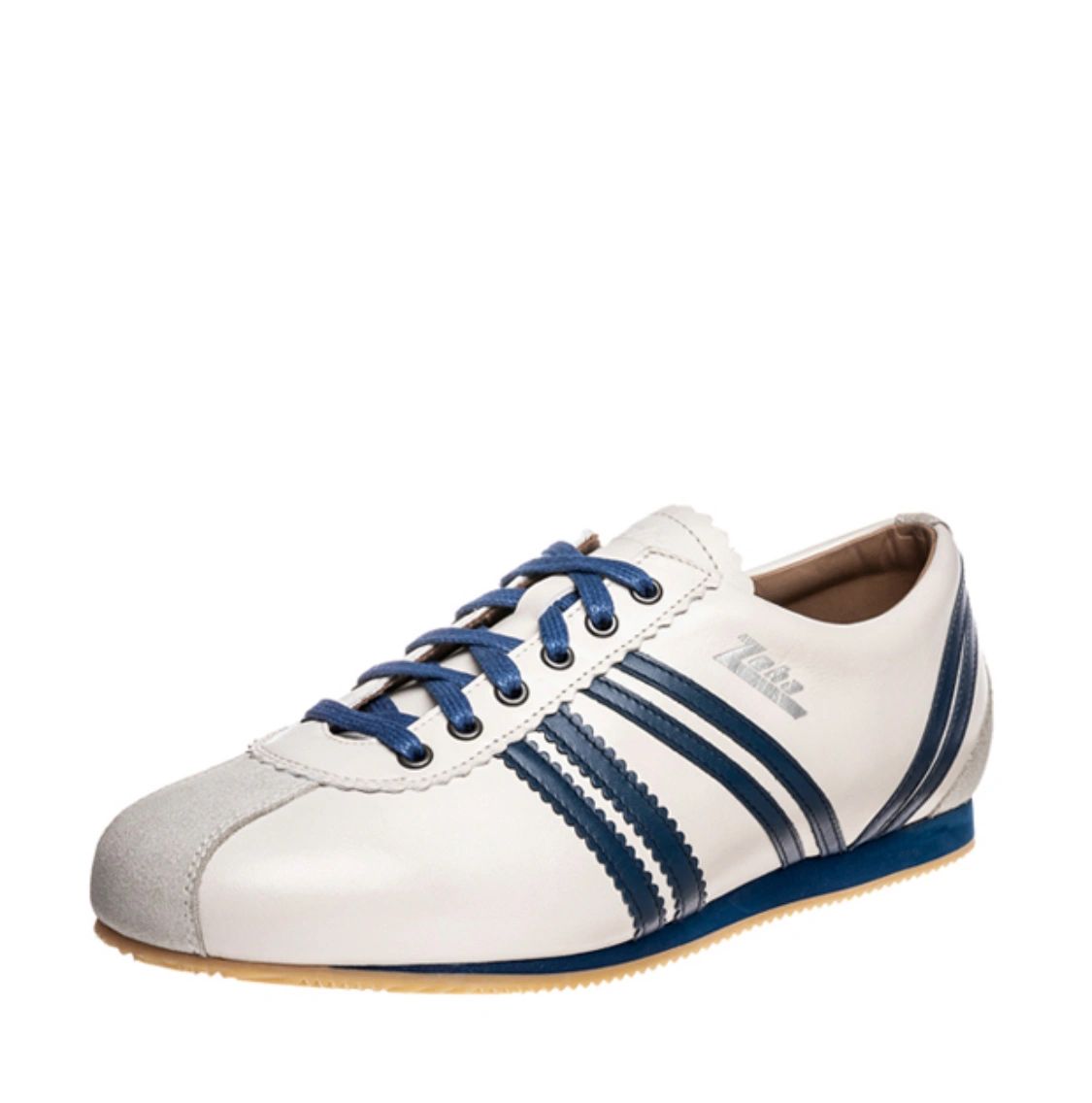 Zeha-Berlin Olympia. White/Blue Stripe