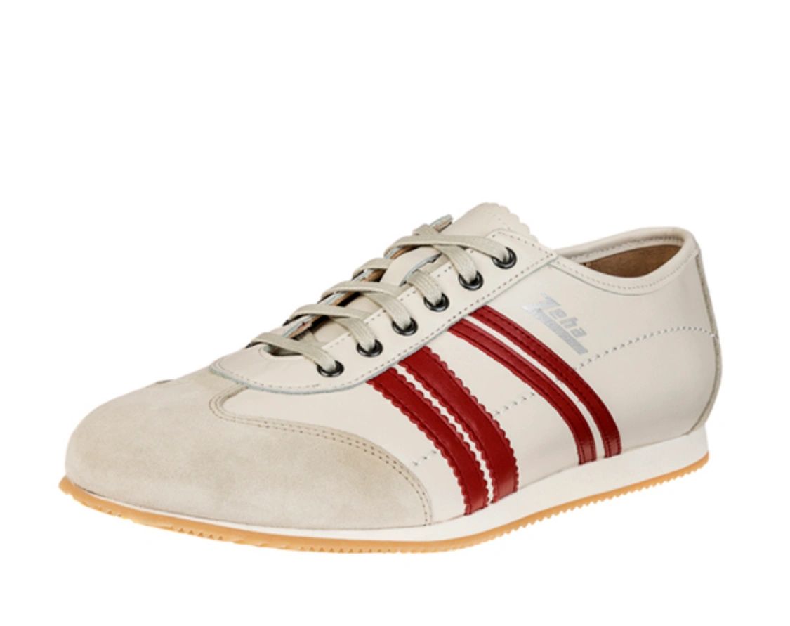 Zeha-Berlin Klassiker. White/Red Stripe