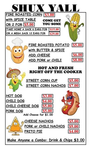 Shux Y'all Fire Roasted Corn