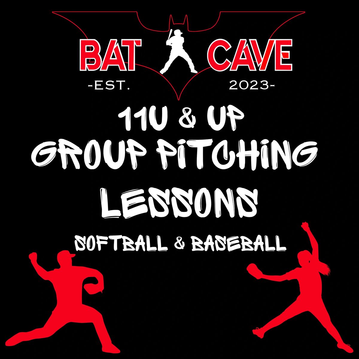 Group softball or baseball pitching lessons 11U and up