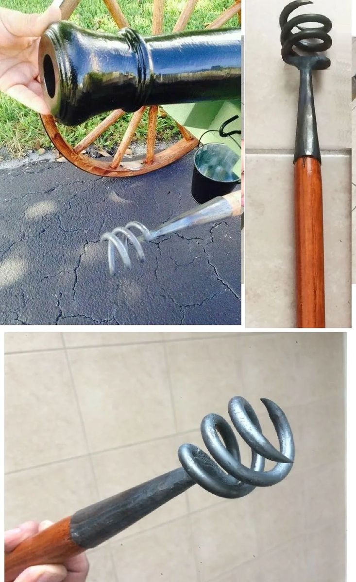 1.75" to 2.25" WORM ROD FOR GOLF BALL CANNONS