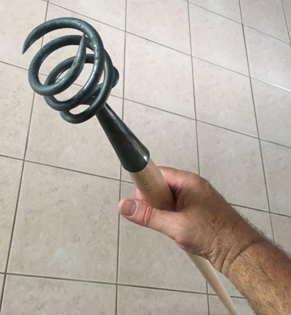 5 D - CANNON WORM 3" to 4" WORM TIP ONLY **NO WOOD ROD**