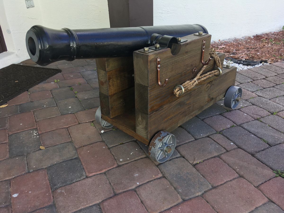2 POUNDER NAVAL CANNON