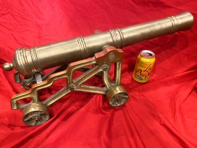 CAST BRONZE BRITISH GARRISON CANNON 19TH CENTURY