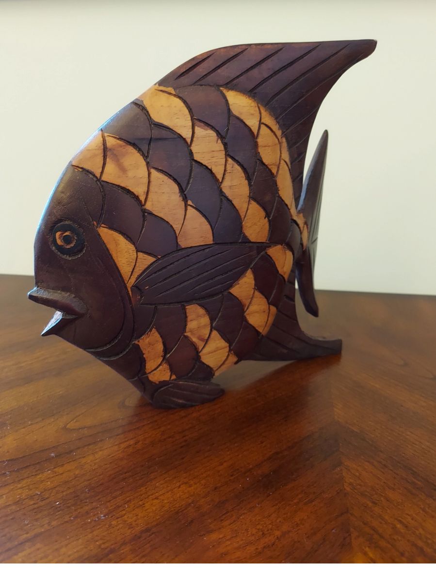 Brown fin and head fish