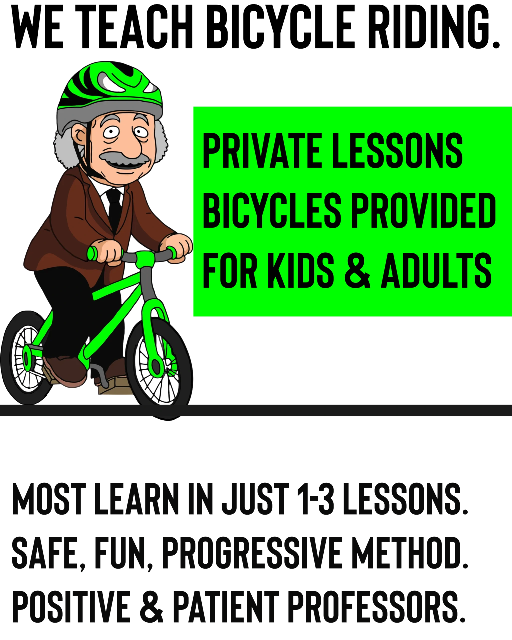 Bicycle Riding Lessons For Kids