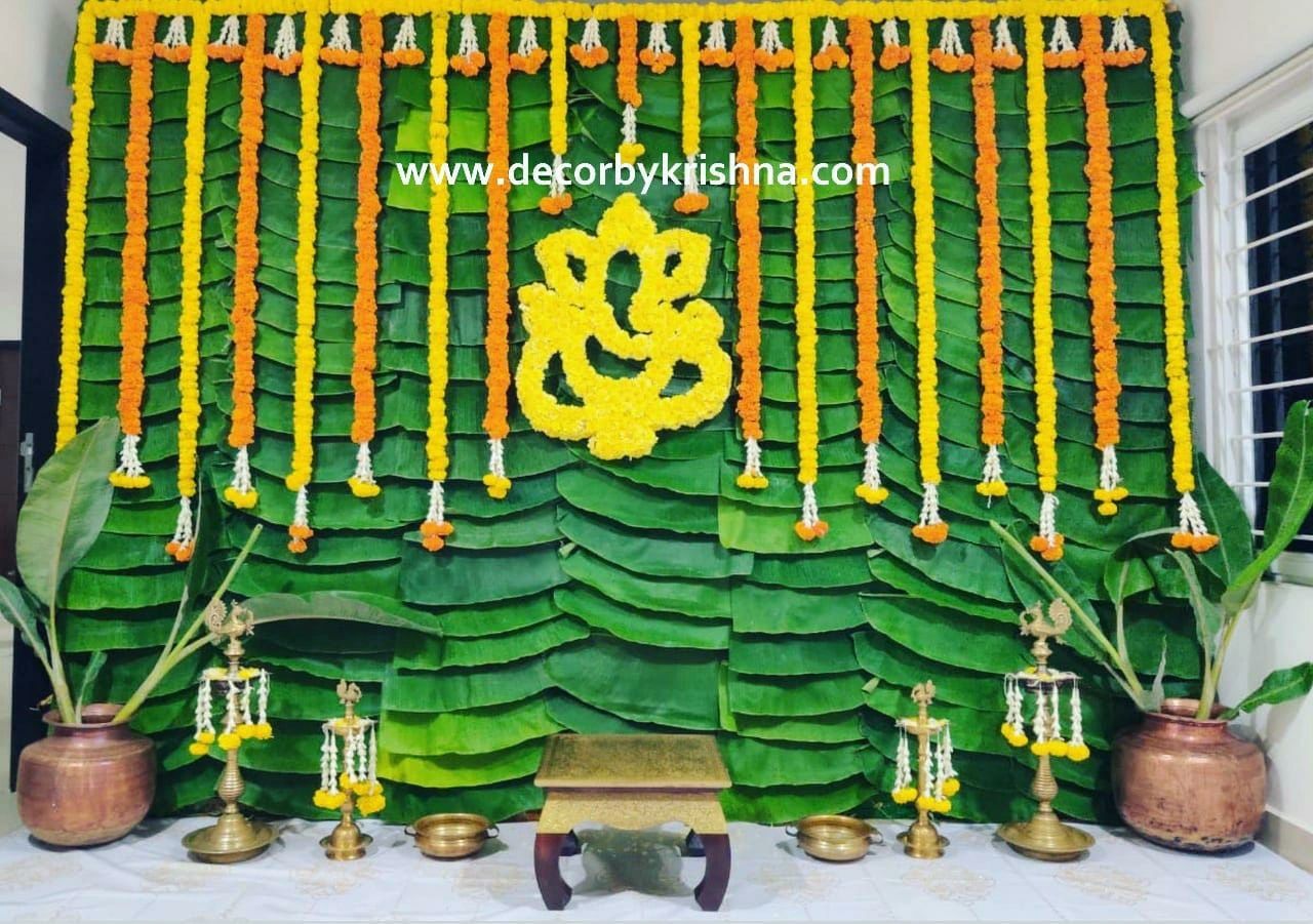Bespoke Backdrops for Pellikuthuru ceremony this spring summer