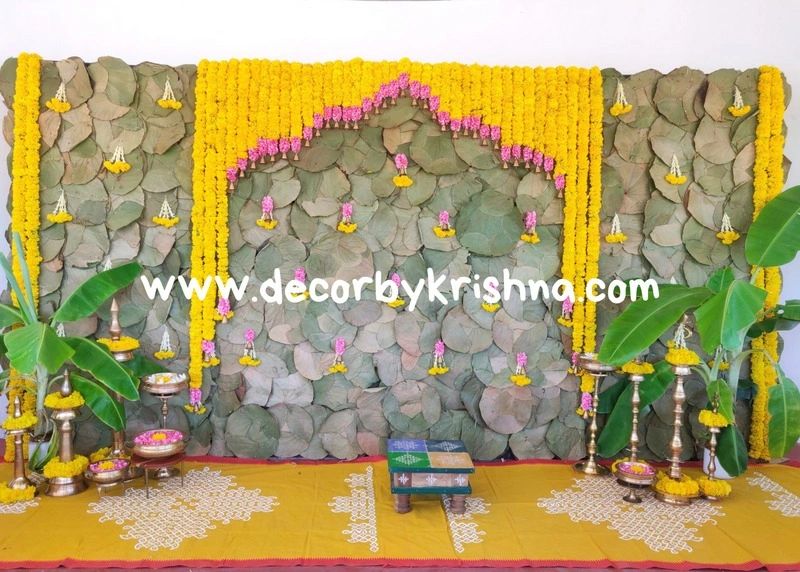 Celebrate this Navrathri with unique Patravali Decor