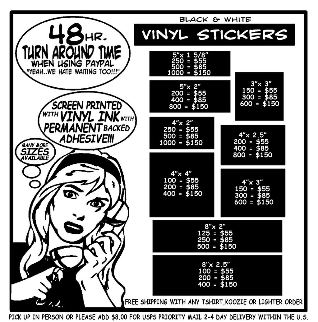 VINYL STICKERS