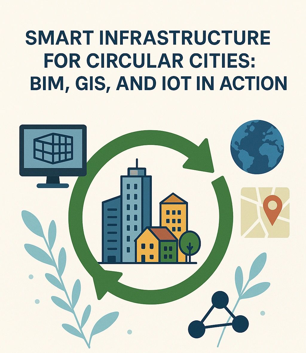 Smart Infrastructure for Circular Cities: BIM GIS & IoT in Action