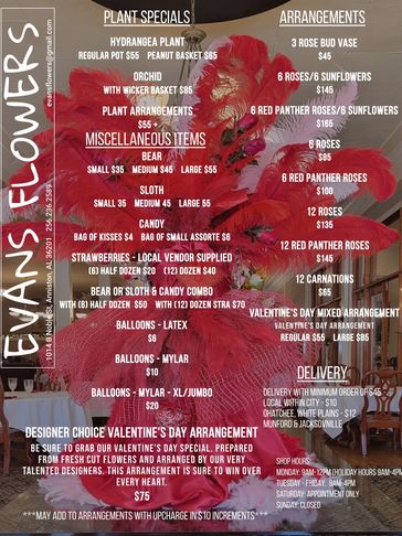 Flower Delivery | Evans Flower Shop