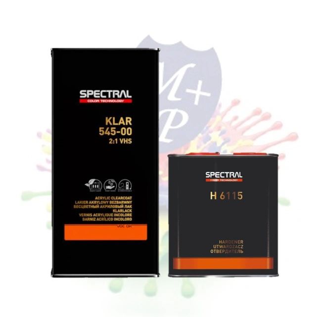 Novol Spectral KLAR 545-00 VHS Lacquer + H6115 Standard Hardener - 7 ...