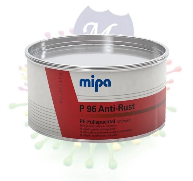 Mipa P96 Anti Rust Filler 2kg with Hardener - Anti Corrosive Car Body ...