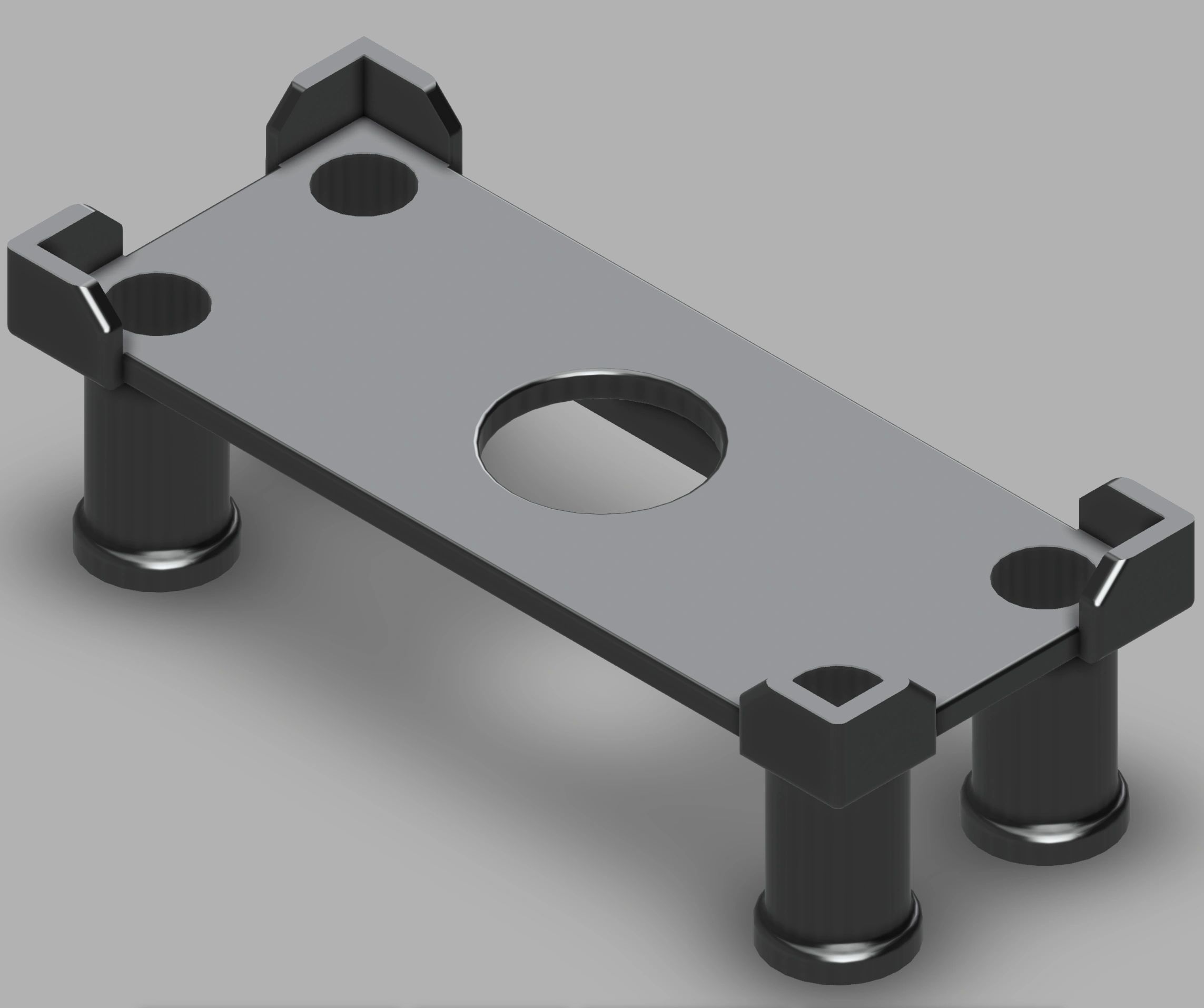 Fitted Pedalboard Risers - Elephant Foot Risers